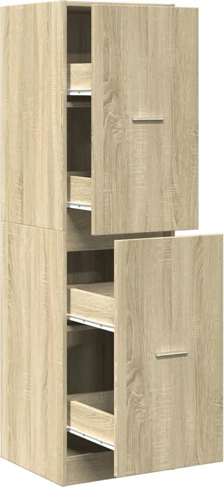 Skříňka na léky dub sonoma 40 x 41 x 144,5 cm kompozitní dřevo 3309638