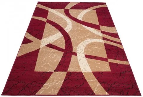 Kusový koberec CHEAP 3707A červený Rozměr: 60x100 cm
