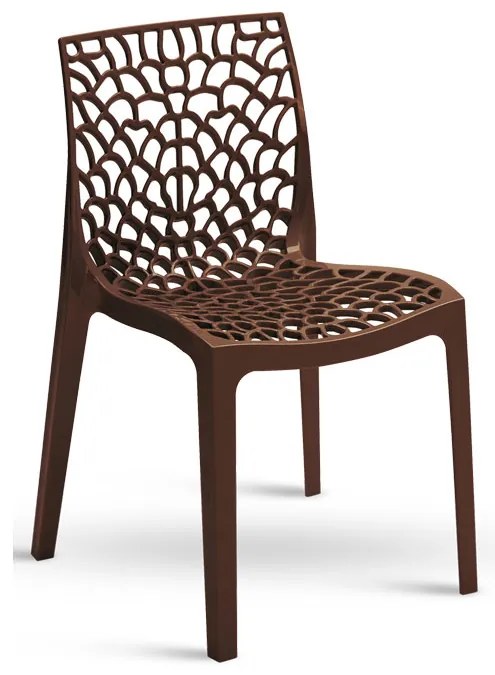 Stima Plastová židle GRUVYER grigio perla