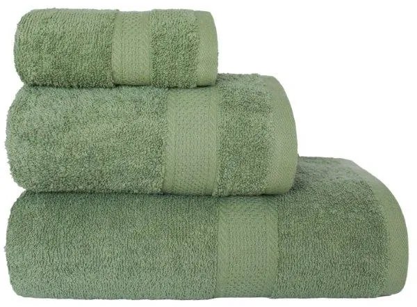 Bavlněný froté ručník Mateo 30 x 50 cm zelený