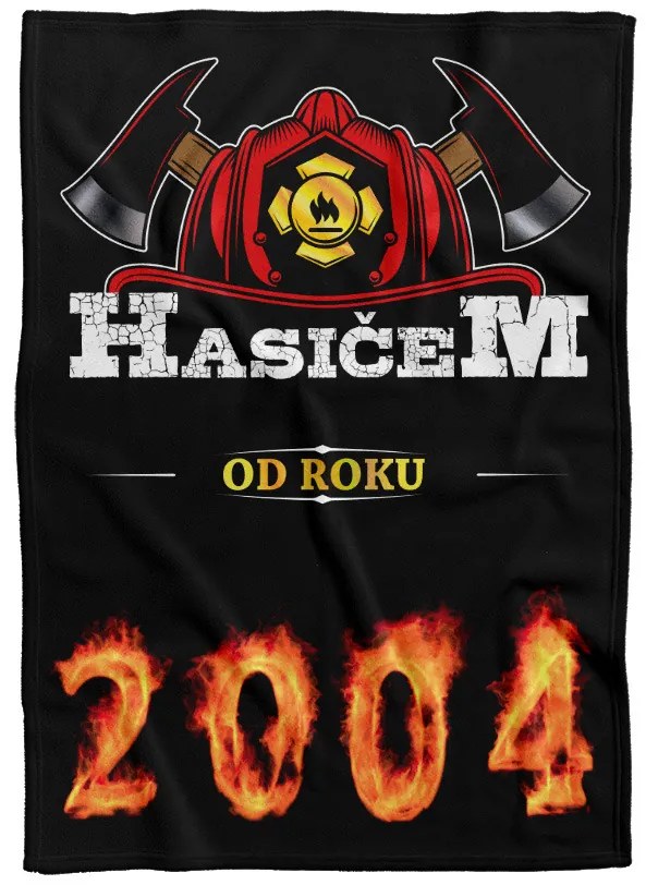 Deka Hasičem od roku (rok: 2004, Podšití beránkem: NE)