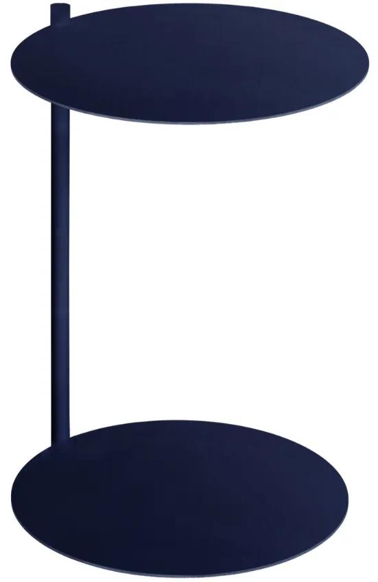 OnaDnes -20% noo.ma Tmavě modrý kovový odkládací stolek Ande 40 cm