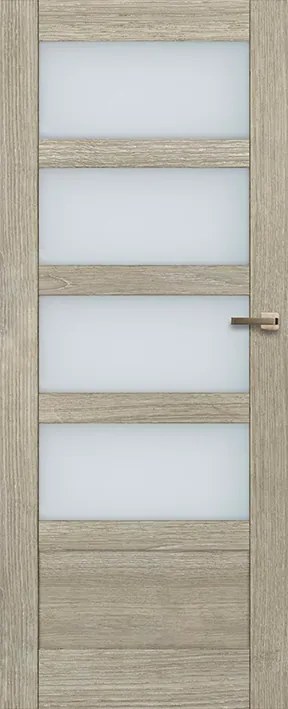 Interiérové dveře vasco doors BRAGA model 5 Průchozí rozměr: 70 x 197 cm, Orientace dveří: Levé dveře, Dekor: Buk jasmínový