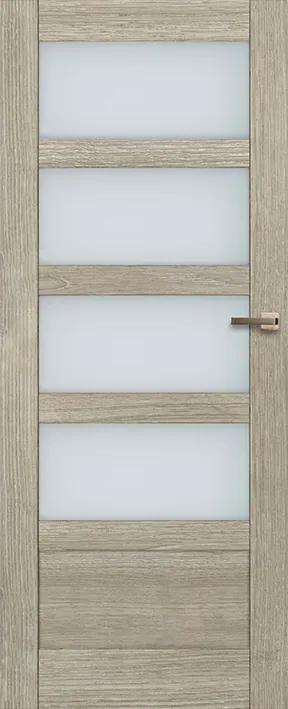Interiérové dveře vasco doors BRAGA model 5 Průchozí rozměr: 70 x 197 cm, Orientace dveří: Levé dveře, Dekor: Ořech columbia