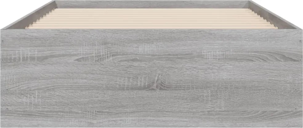 Rám postele se zásuvkami šedý sonoma 75x190 cm kompozitní dřevo 3207334