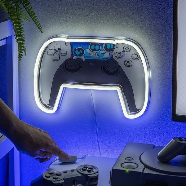 Lampička Astro Bot - Neon Controller Vícebarevná