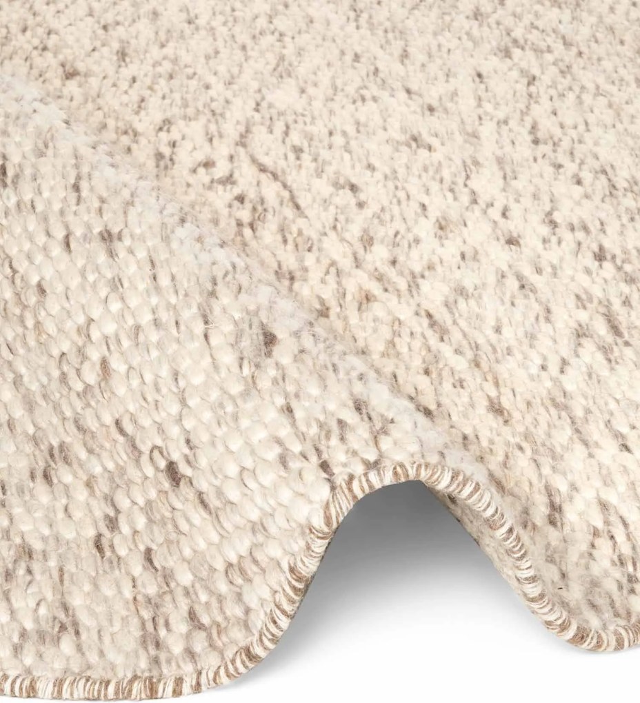 ELLE Decoration, Kusový koberec Lyon Beans 106316 Natural Cream Brown kruh z kolekce Elle, 200x200 (průměr) kruh, hnědá, ložnice