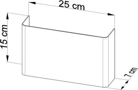 Nástěnné svítidlo SOLLUX Copertura G9 2x40W bez zdroje SL.0419 bílá