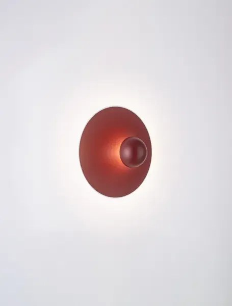 LED červené nástěnné svítidlo Edem