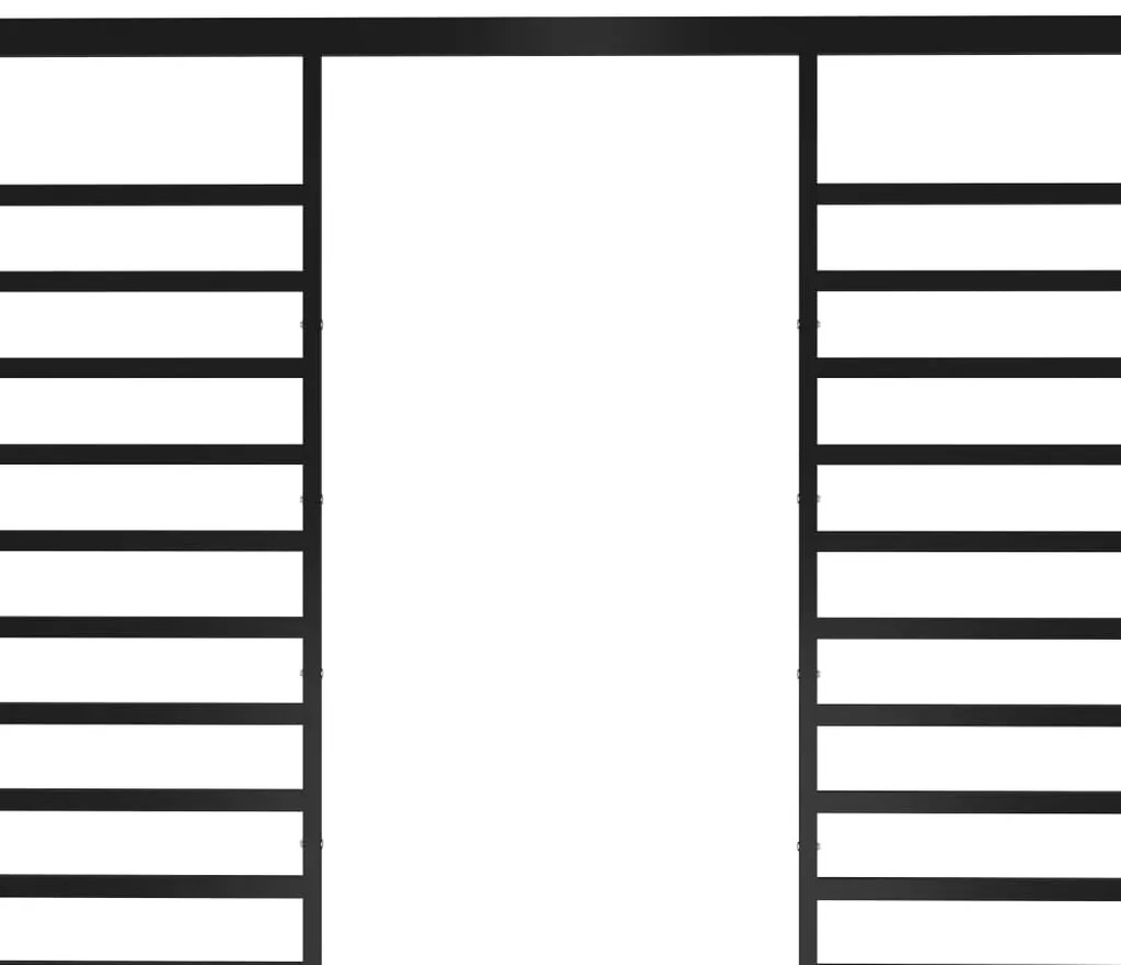 vidaXL Marketos Altán se zatahovací střechou 4x3x2,3 m antracitový 180 g/m²