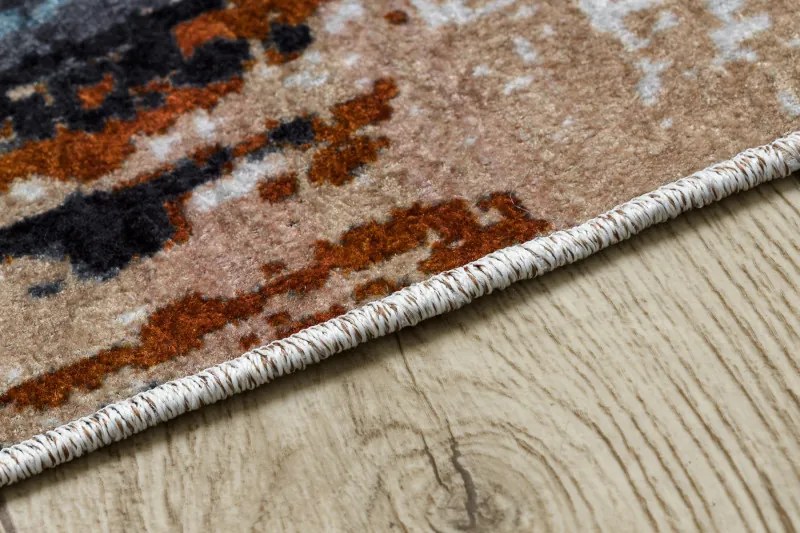 Dywany Łuszczów, Kusový koberec Miro 51454.802 navy / beige, 160x220, vícebarevná, chodba / předsíň