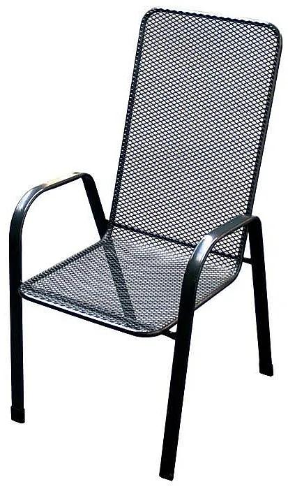 DEOKORK Kovová židle (křeslo) Sága vysoká