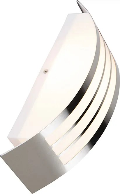 Moderní nástěnné svítidlo ocel nerez IP44 - Sapphire Deluxe