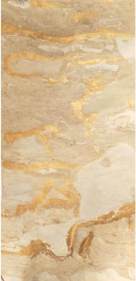 Kamenná dýha Slate Cream Gold tapeta 2mm 305x122 kámen v roli
