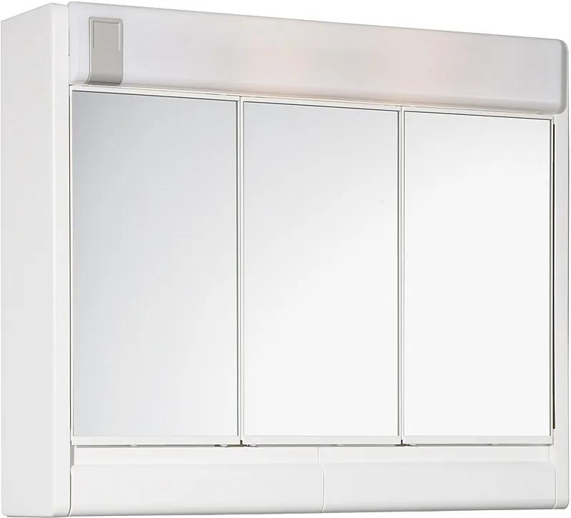Jokey RUBÍN 60 x 51 Zrcadlová skříňka se žárovkou 2x40 W - bílá MK1469