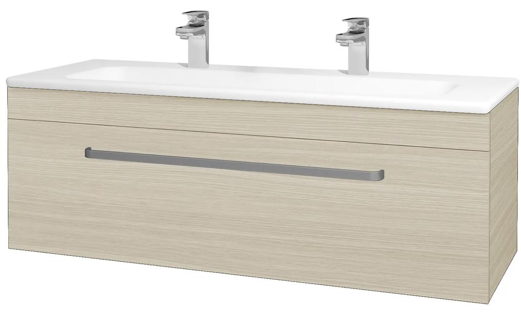 Dřevojas Koupelnová skříň ASTON SZZ 120 Varianta: D01 Beton / Úchytka T03 / D01 Beton