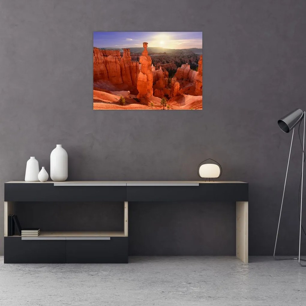 Skleněný obraz - Národní park Utah (70x50 cm)