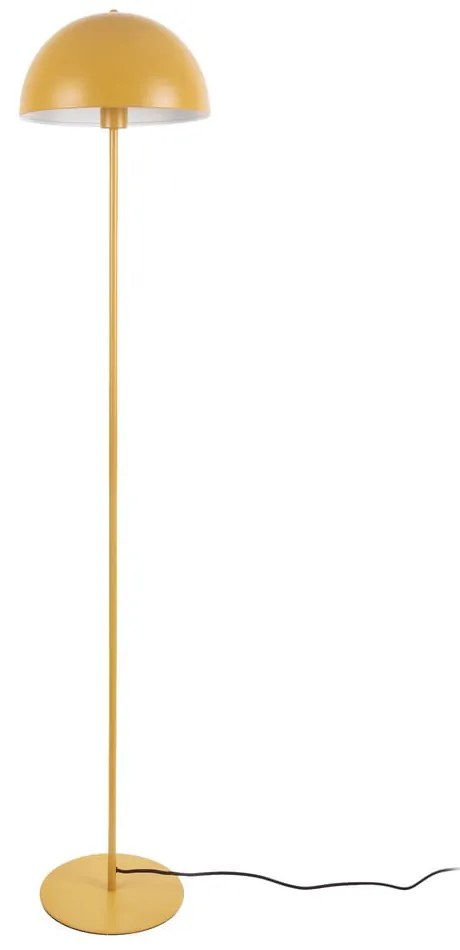 Žlutá stojací lampa Leitmotiv Bennet, výška 150 cm