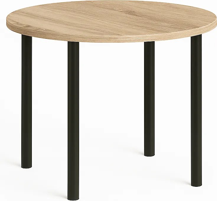 NW Kulatý jídelní stůl SIMARIO 4, 110 cm Barva/ dekor: Dub Craft