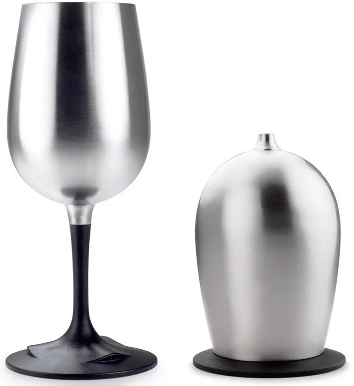 Kempingové nádobí gsi outdoors glacier stainless nesting wine glass