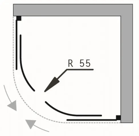 HOPA Sprchový kout BARCELONA PLUS BARVA rámu - Chrom/Leštěný hliník (ALU), Rozměr A - 90 cm, Rozměr B - 90 cm, Směr zavírání - Univerzální Levé / Pravé, Výplň - Čiré bezpečnostní sklo - 5 / 6 mm OLBPAL90CCBV