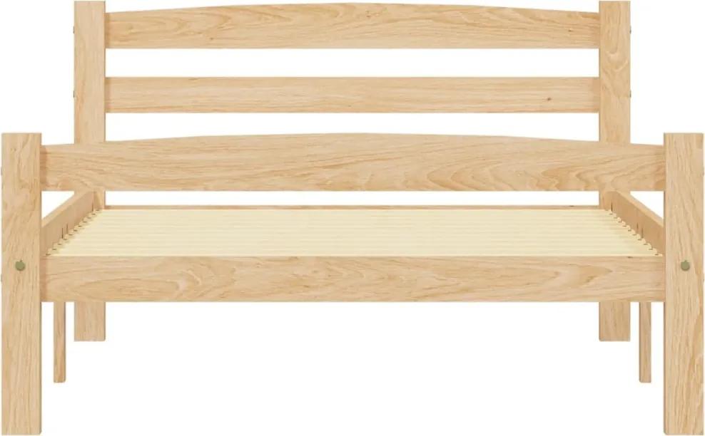 vidaXL Rám postele masivní borové dřevo 90 x 200 cm [322061] Barva: Tmavě šedá