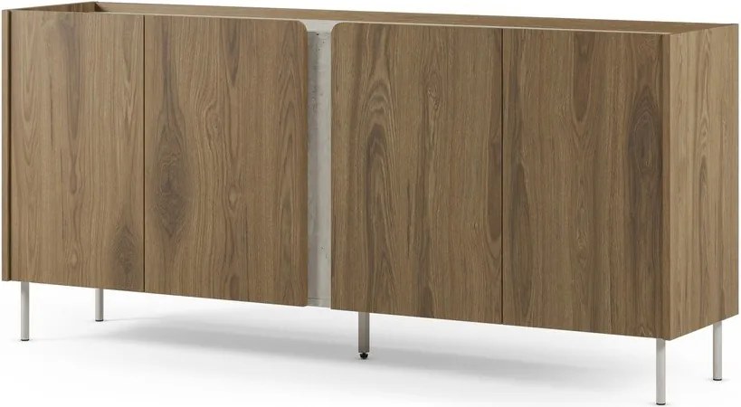 Komoda v dekoru dubu v přírodní barvě 180x83x40,5 cm Lucile – Marckeric