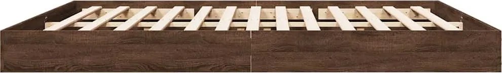vidaXL Rám postele bez matrace 180x200cm Dřevěné konstrukce [842002] Barva: šedá sonoma