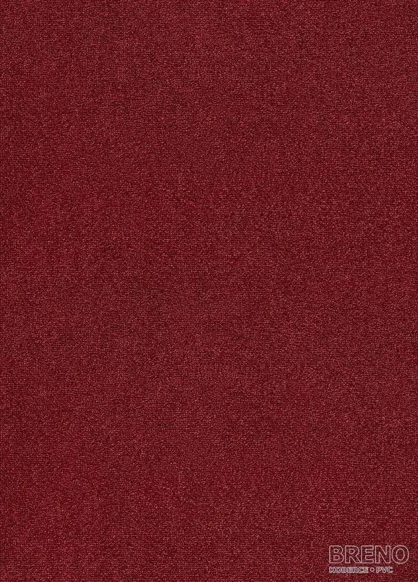 Breno Metrážový koberec NOBLE 20 červený, šíře 400 cm, Červená