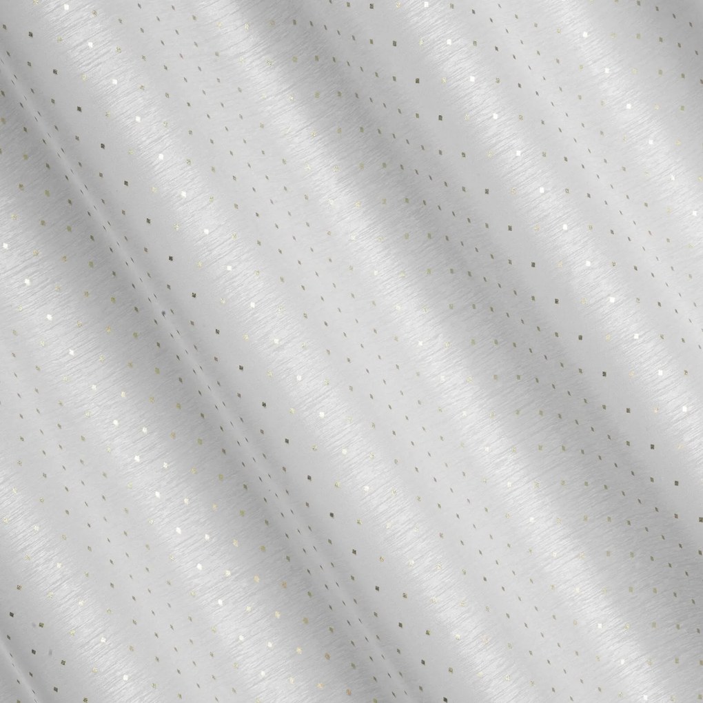 ZÁCLONA NA KROUŽCÍCH SIBEL 300 CM X 250 CM CM BÍLÁ