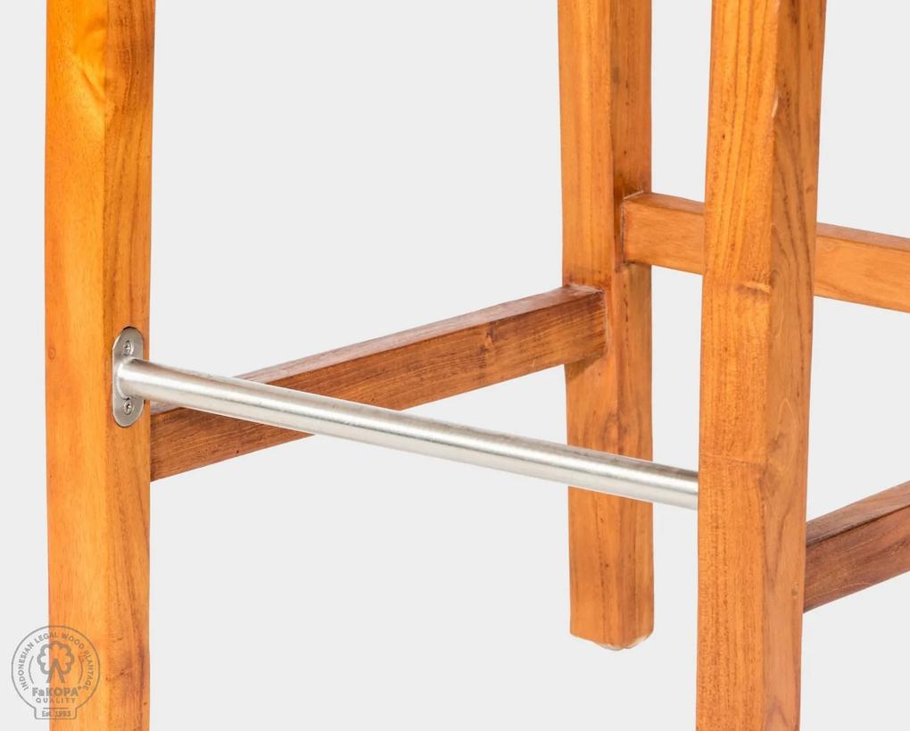 MERY - barová židle z teaku