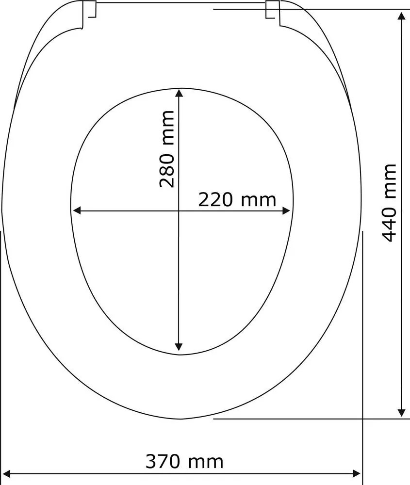 WC prkénko SPEEDY, 3D - MDF, WENKO