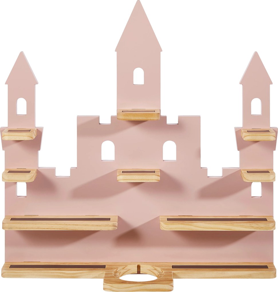 XXXLutz REGÁL PRO TONIEBOX, borovice, přírodní barvy, pink, 58/59/15 cm Ben'n'jen - Skříně & regály do dětského pokoje - 000726002601