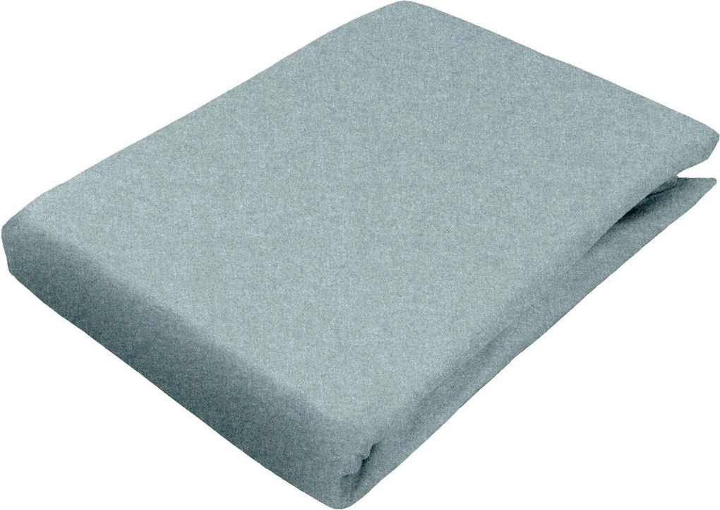 XXXLutz ELASTICKÉ PROSTĚRADLO, flanel, šedozelená, 180/200 cm Novel - Prostěradla - 003332006702
