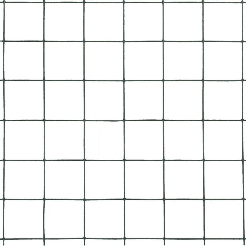 Pletivo ke kurníku ocel PVC vrstva 25 x 0,5 m zelené 143631