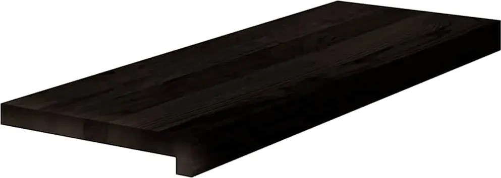 Nášlapy na schody 16 ks hnědo-černé 70x25x2 cm masivní dub 3283049