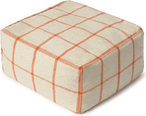 Krémový sedací vak Geo Block – Lorena Canals