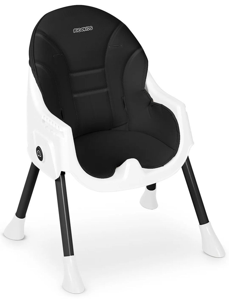 Krmicí židle Ricokids Mani černá - pohodlné a stylové řešení pro krmení dětí