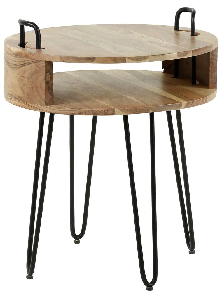 Noční stolek Milon Solid acacia natural
