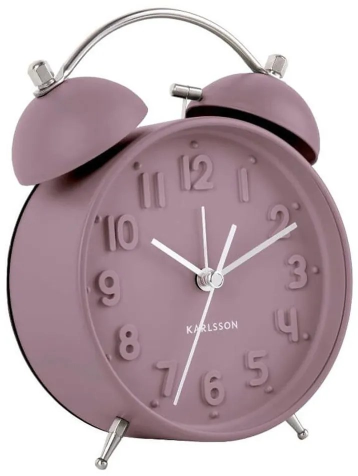 Designový budík KA5784PU Karlsson 16cm
