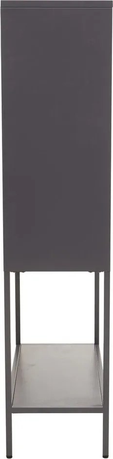 Šedá ocelová vitrína 75x150x35 cm Acier – Premier Housewares
