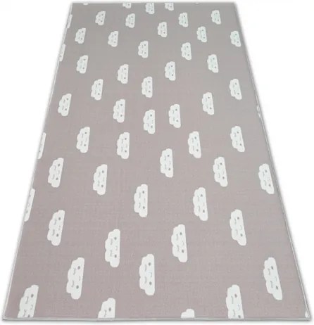Balta  Dětský kusový koberec CLOUDS Mráčky růžový 100 x 200
