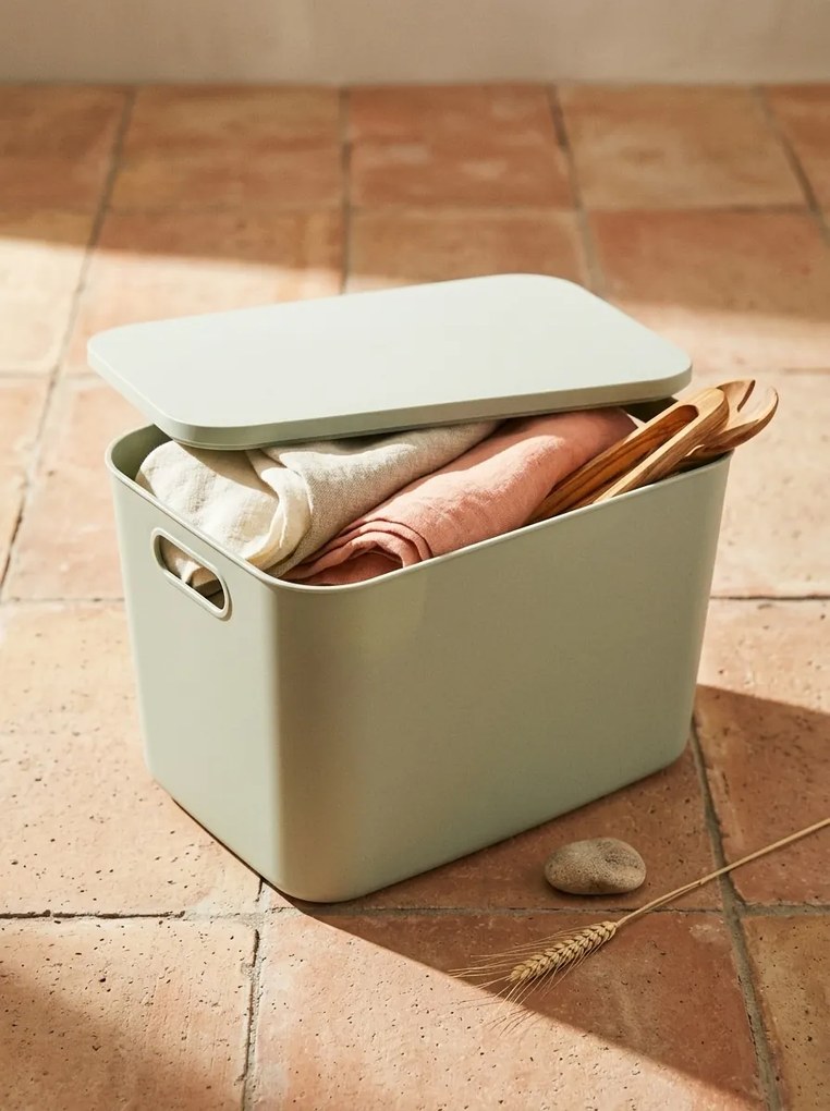 Sinsay - Úložný box s víkem - zelená