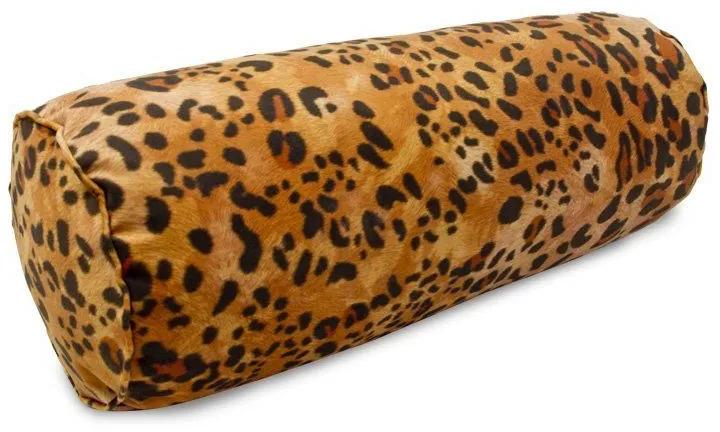 Válcový polštář leopard