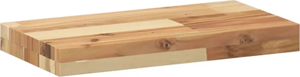 Plovoucí police 60 x 20 x 4 cm olejované masivní akáciové dřevo 3279579