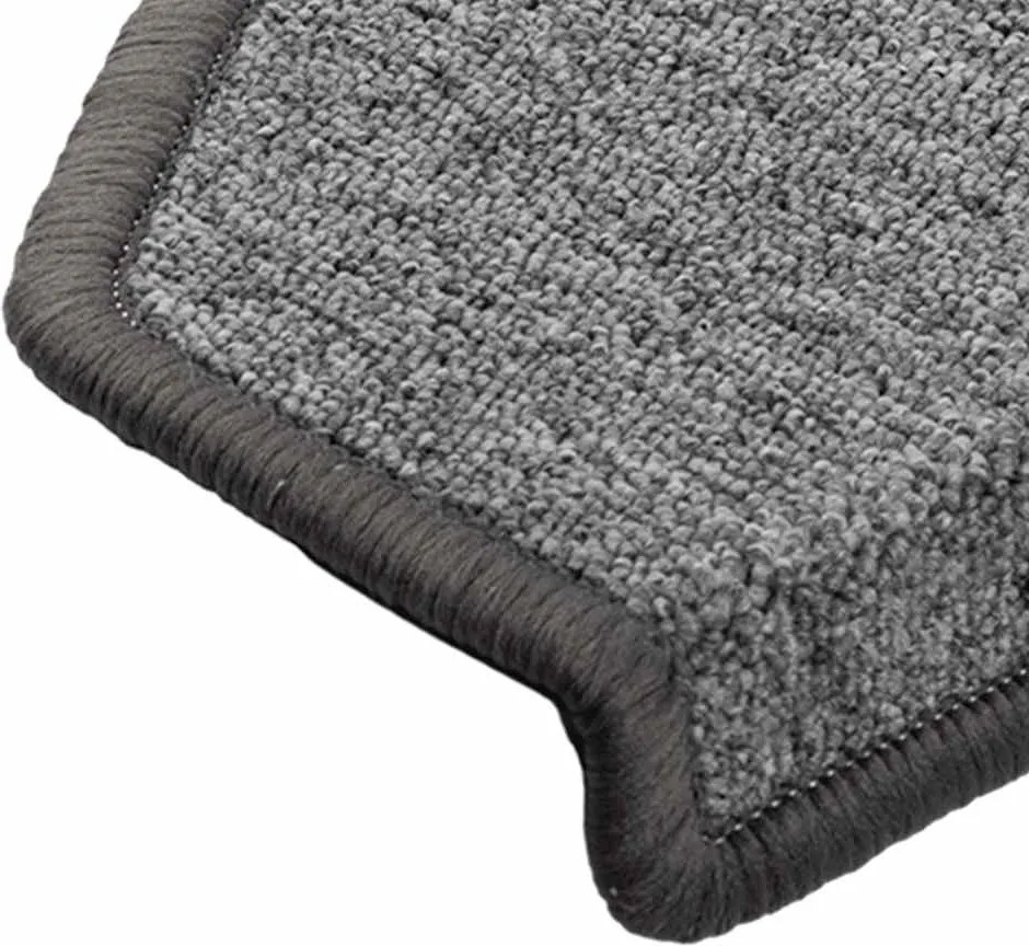 Schodové rohože 20 ks 65 x 24 x 4 cm tmavě šedé, půlkulaté, velké 3365790