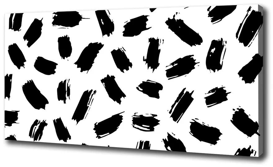 Wallmuralia Foto obraz na plátně Černobílé skvrny 100x50 cm