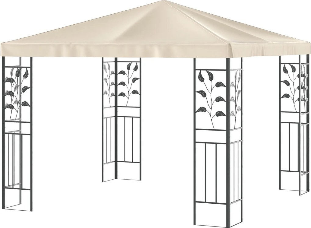 Livarno Home Pahyl, 3 x 3 m, ocelová konstrukce, béžová.