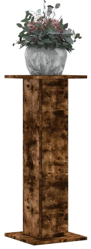 Stojany na rostliny 2 ks kouřový dub 30 x 30 x 80 cm kompozit 3307868