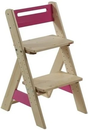 Dětská rostoucí židle ZUZU J0565G, růžová GAZEL